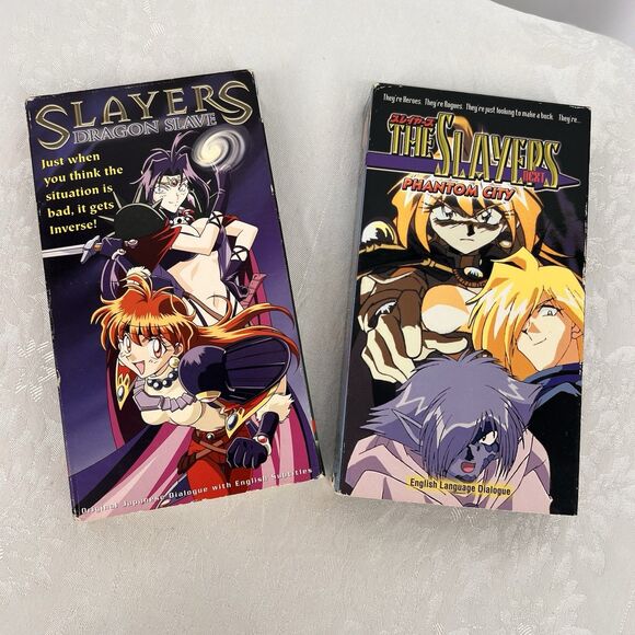 Media | The Slayers 2 Tape Vhs Set Phantom City Dragon Slave Anime ...